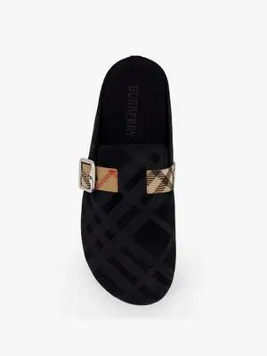 Burberry Urchin Low Velvet Sandals