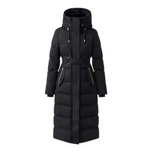 Women's Longline Hooded Down Coats