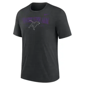 Nike Men's College (prairie View A&m University) Tri-blend Short-sleeve T-shirt Black
