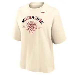 Nike College Boxy Cotton T-shirt - Brown