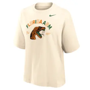 Nike College Boxy Cotton T-shirt - Brown