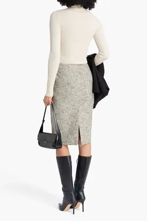Zimmermann Linen-blend Tweed Pencil Skirt