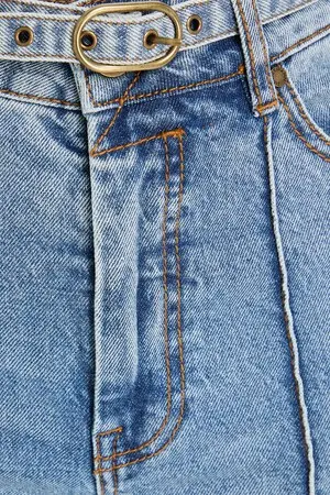 Zimmermann High-rise Wide-leg Jeans - Mid Denim