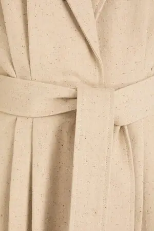 Zimmermann Belted Donegal Cotton And Silk-blend Jumpsuit