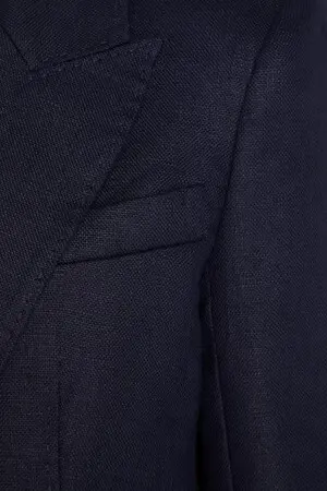 Zimmermann Linen Blazer - Navy