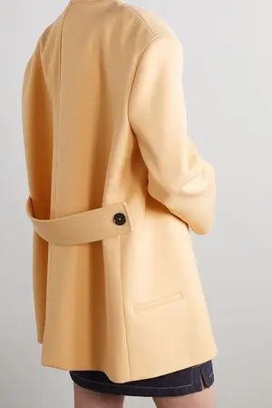 JIL SANDER Oversized Wool-blend Twill Jacket
