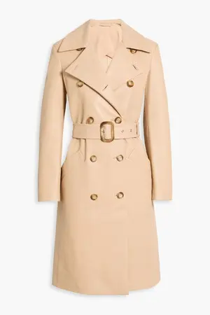 Sportmax Giostra Leather Trench Coat
