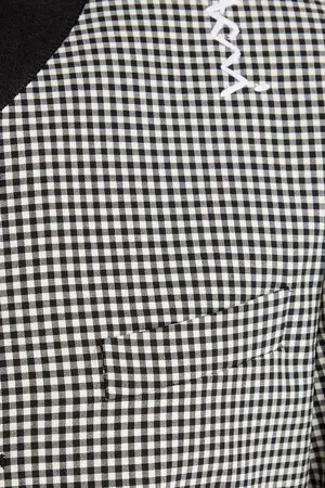 Marni Gingham Jacquard Jacket - Black