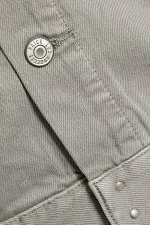 Paige Scout Denim Jacket - Gray