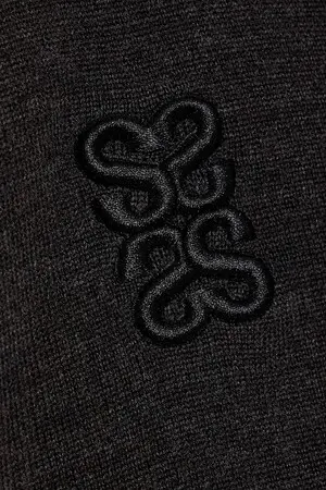 Sandro Appliquéd Wool Cardigan