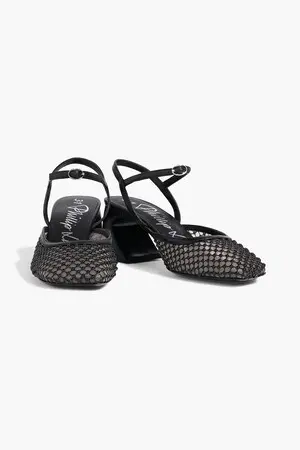 3.1 Phillip Lim Id Embellished Mesh Mary Jane Pumps