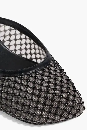 3.1 Phillip Lim Id Embellished Mesh Mary Jane Pumps