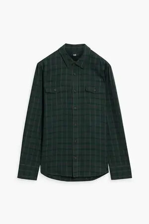Paige Everett Checked Cottonblend Shirt