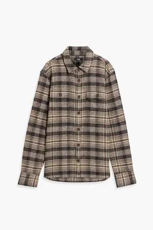 Paige Wilbur Checked Cottonflannel Overshirt