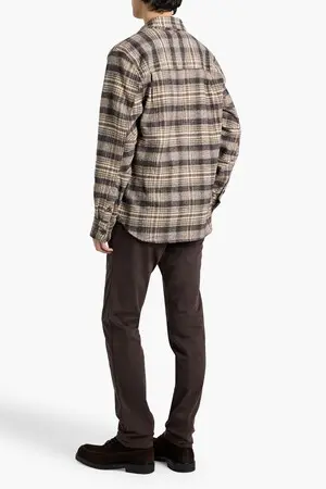 Paige Wilbur Checked Cottonflannel Overshirt