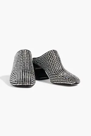 3.1 Phillip Lim Id Crystal-embellished Satin Mules