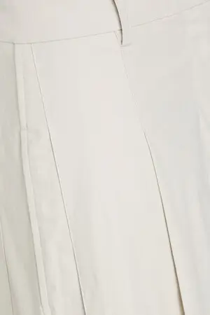 3.1 Phillip Lim Cotton-blend Canvas Wide-leg Pants - Off-white