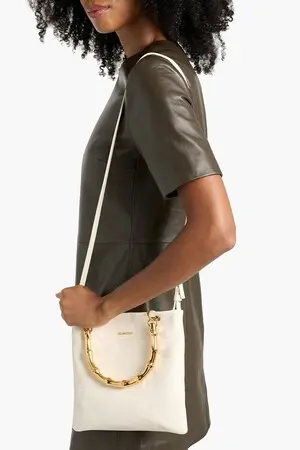 JIL SANDER Croc-effect Leather Tote