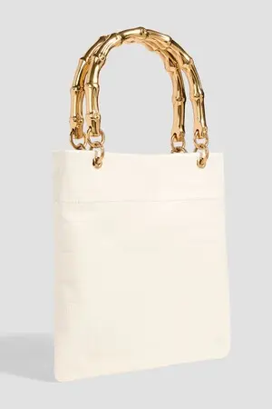 JIL SANDER Croc-effect Leather Tote