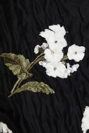 Erdem Embellished Wool-blend Cloqué Bomber Jacket