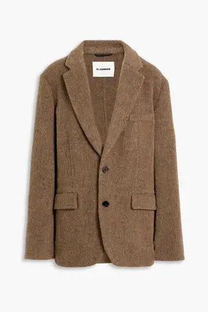 JIL SANDER Brushed Wool-blend Blazer