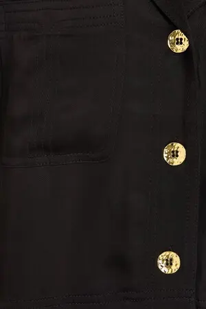 GANNI Cupro And Ecovero™-blend Satin Shirt