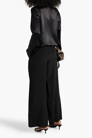 NILI LOTAN Adriel Silk-crepe Wide-leg Pants
