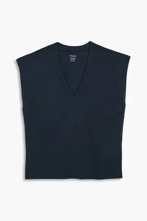 FRAME Le Mid-rise Cotton-jersey T-shirt