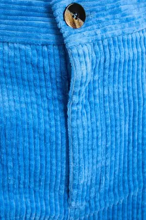 GANNI Cotton-blend Corduroy Wide-leg Pants
