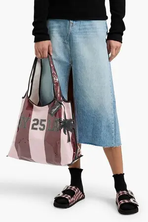 3.1 Phillip Lim Printed Cotton-canvas And Pvc Tote