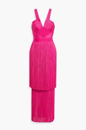 Herve Leger Tiered Evening Dresses