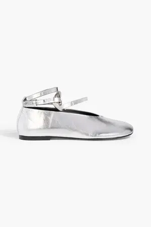Jil Sander Metallic Flats For Women