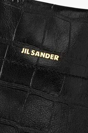 JIL SANDER Croc-effect Leather Tote