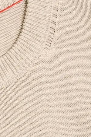 ALEX MILL Gabriel Cotton And Linen-blend Sweater - Beige
