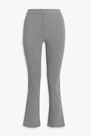 Theory Houndstooth Cady Kick-flare Pants