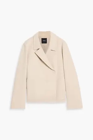 Theory Sileena Wool And Cashmere-blend Felt Jacket