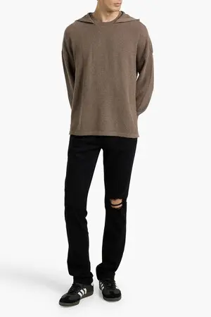 Paige Federal Slim Fit Distressed Jeans - Black