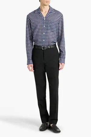 ALEX MILL Mason Checked Linen And Cottonblend Shirt