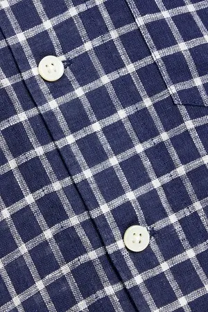 ALEX MILL Mason Checked Linen And Cottonblend Shirt