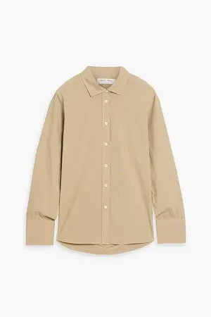 ALEX MILL Cotton Poplin Shirt - Beige