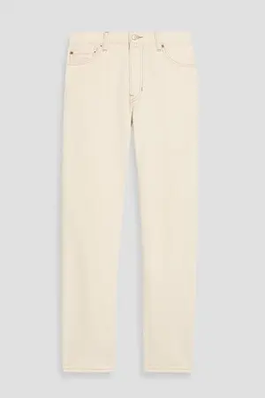 ALEX MILL Bev High-rise Straight-leg Jeans - Ecru