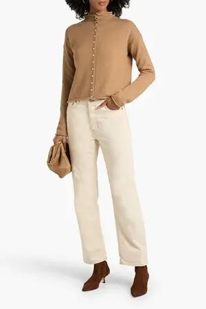 ALEX MILL Bev High-rise Straight-leg Jeans - Ecru