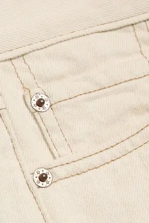 ALEX MILL Bev High-rise Straight-leg Jeans - Ecru