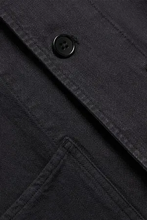 ALEX MILL Arthur Cotton, Linen And Lyocell-blend Twill Jacket - Charcoal