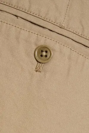 ALEX MILL Cooper Cotton And Linen-blend Twill Pants - Sand