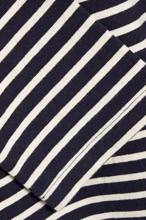 ALEX MILL Striped Cotton-jersey Top