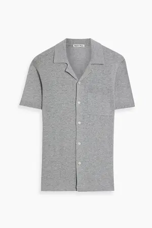 ALEX MILL Aldrich Cotton And Hempblend Polo Shirt - Gray