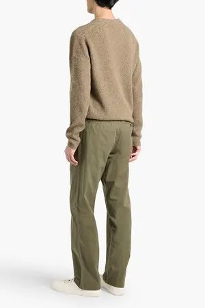 ALEX MILL Jordan Marled Ribbed Cashmere Sweater - Mushroom