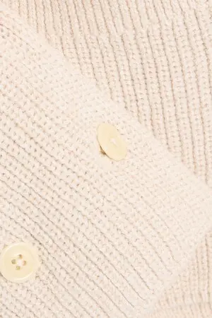 ALEX MILL Marseille Double-breasted Ribbed-knit Cardigan
