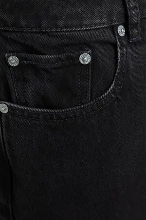 GANNI Cropped High-rise Straight-leg Jeans